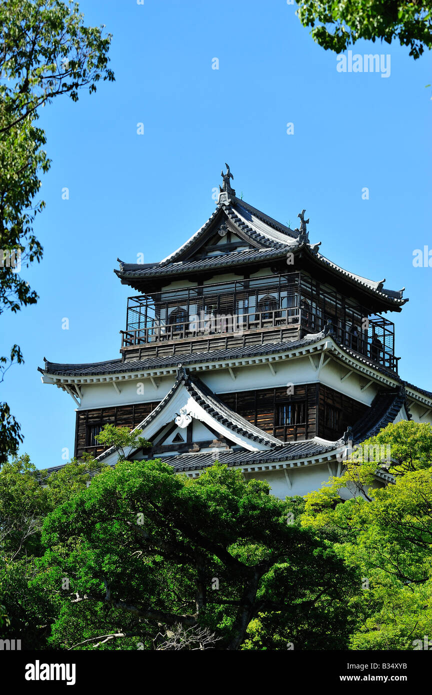 Castello della carpa del castello di hiroshima immagini e fotografie ...