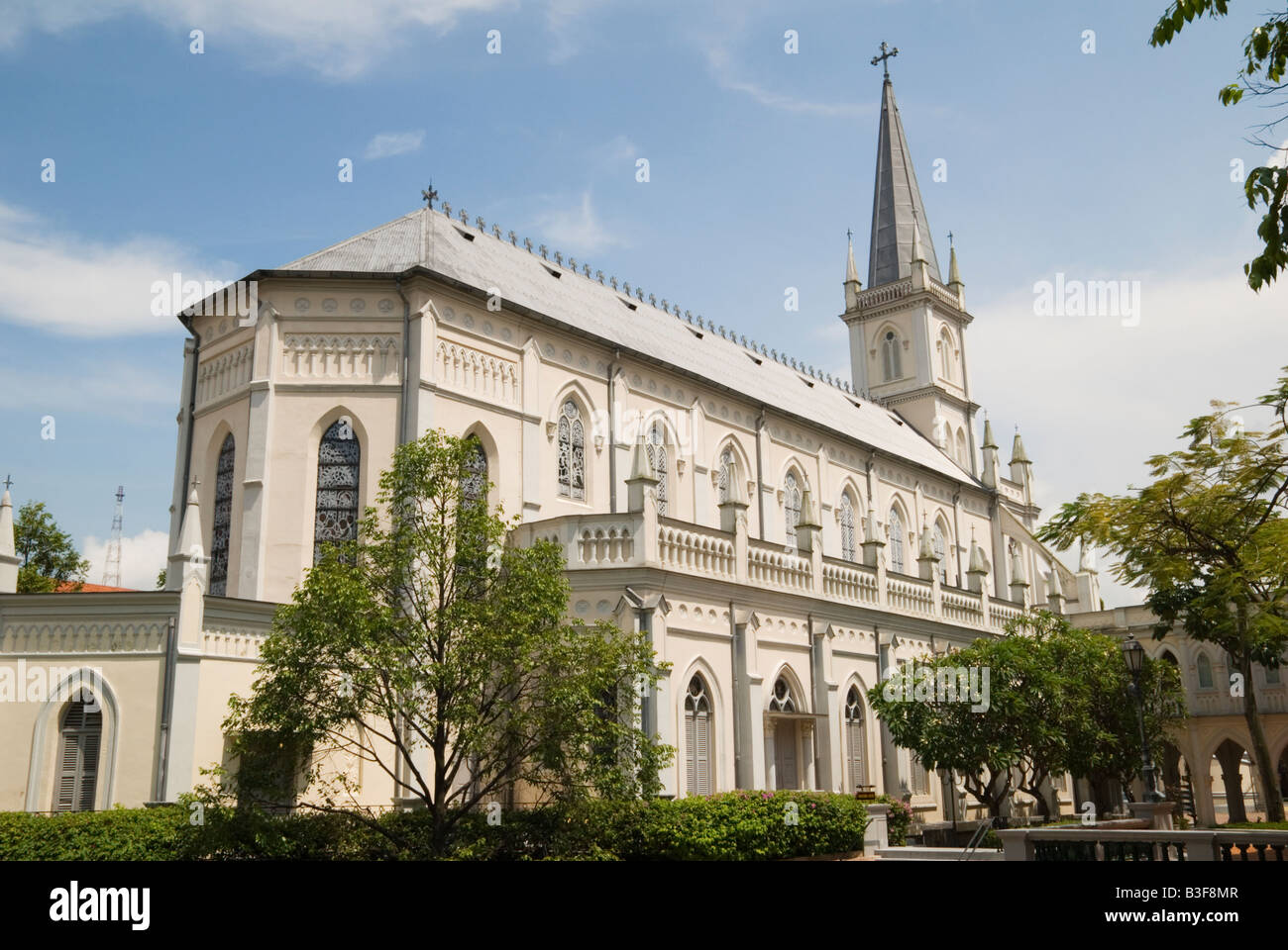 Lo stile gotico cappella nel complesso CHIJMES, Singapore Foto stock ...