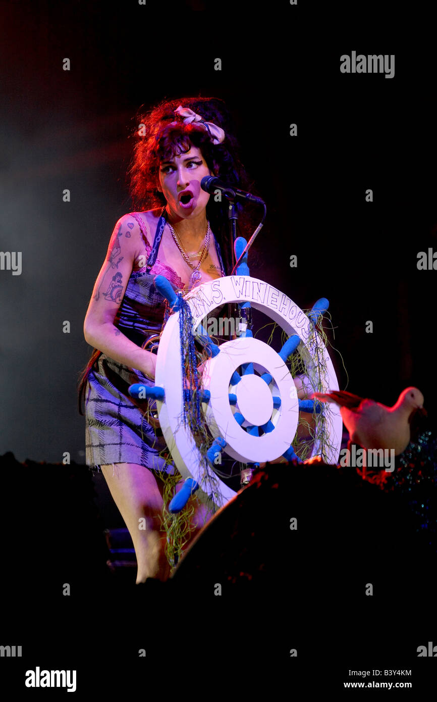 Music festival amy winehouse immagini e fotografie stock ad alta ...