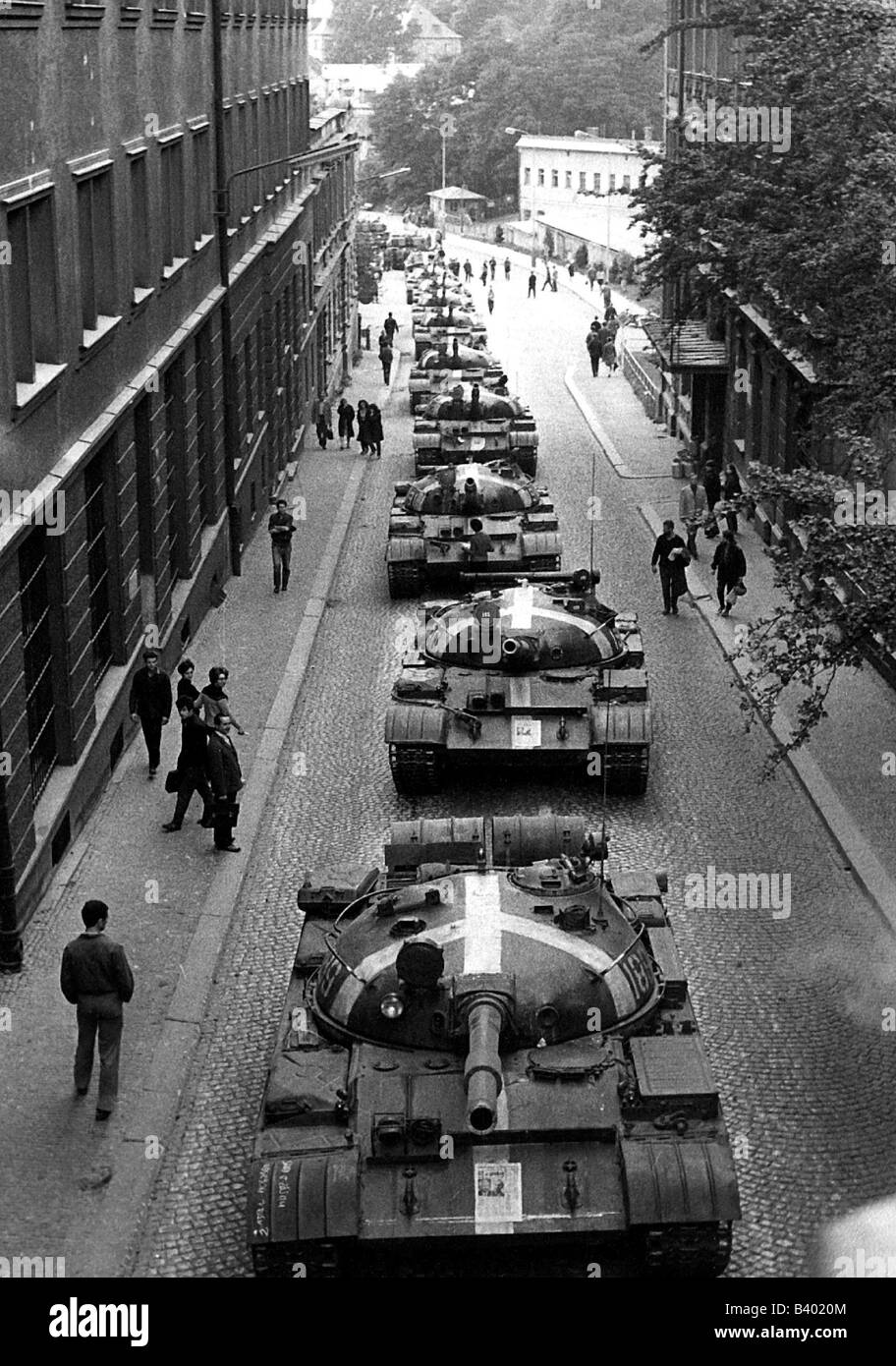 Geografia/viaggio, Cechia, Primavera di Praga, 1968, occupazione da ...