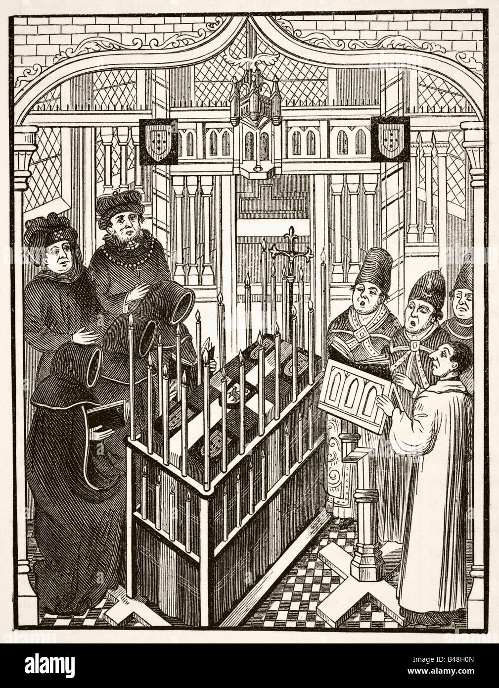 Medieval funeral immagini e fotografie stock ad alta risoluzione - Alamy