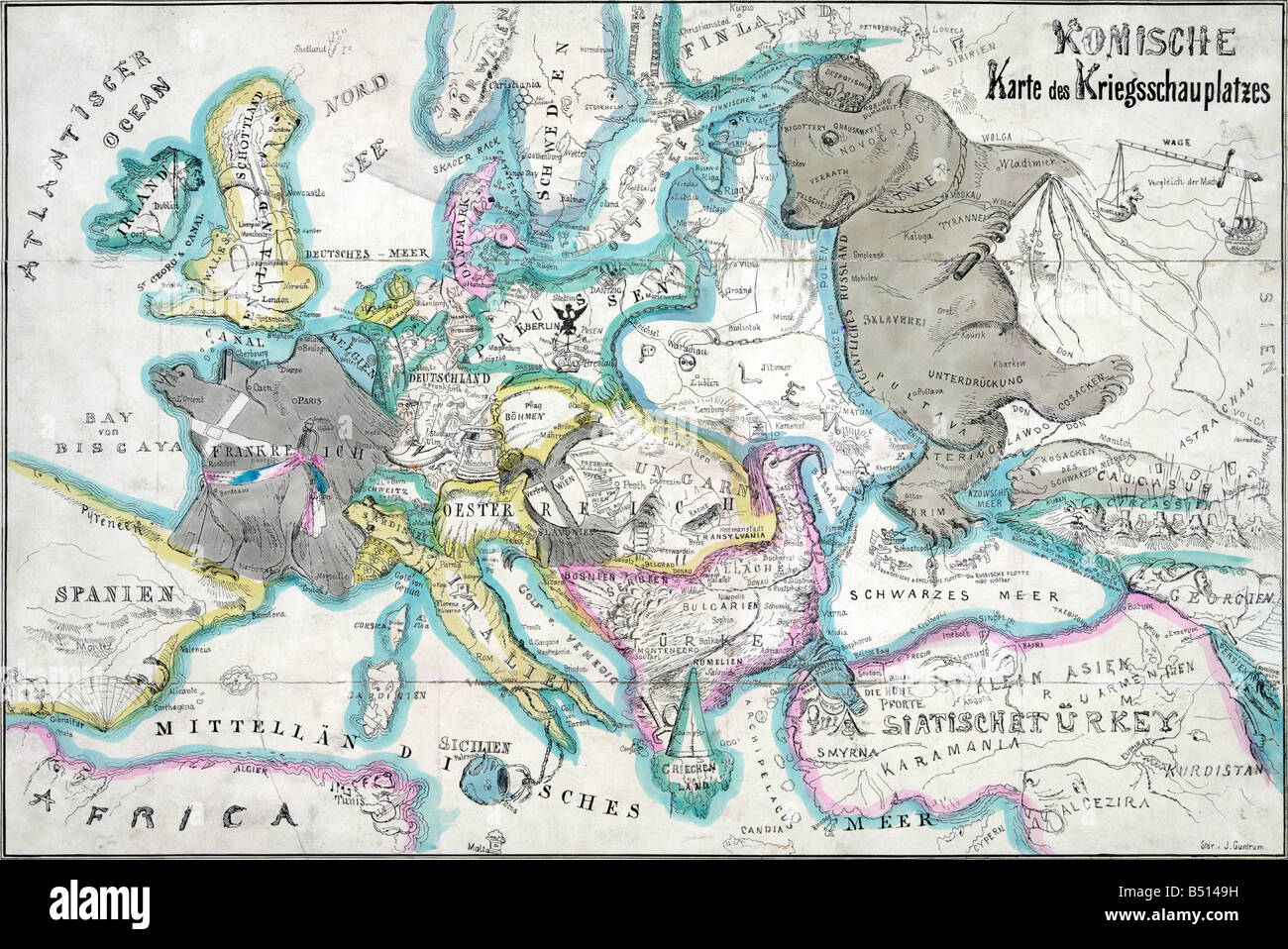 Map of europe 1900 immagini e fotografie stock ad alta risoluzione - Alamy