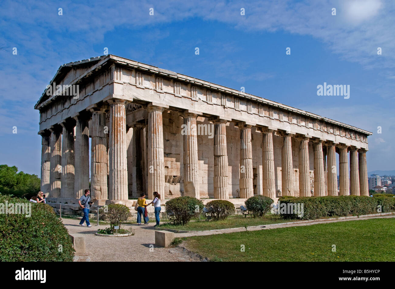 Agora Tempio di Efesto Atene Grecia Museum Foto stock - Alamy