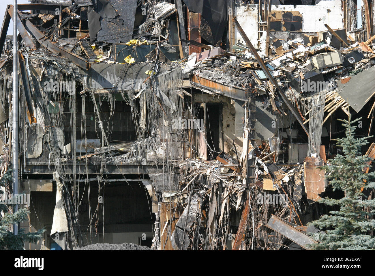 Edificio distrutto immagini e fotografie stock ad alta risoluzione - Alamy