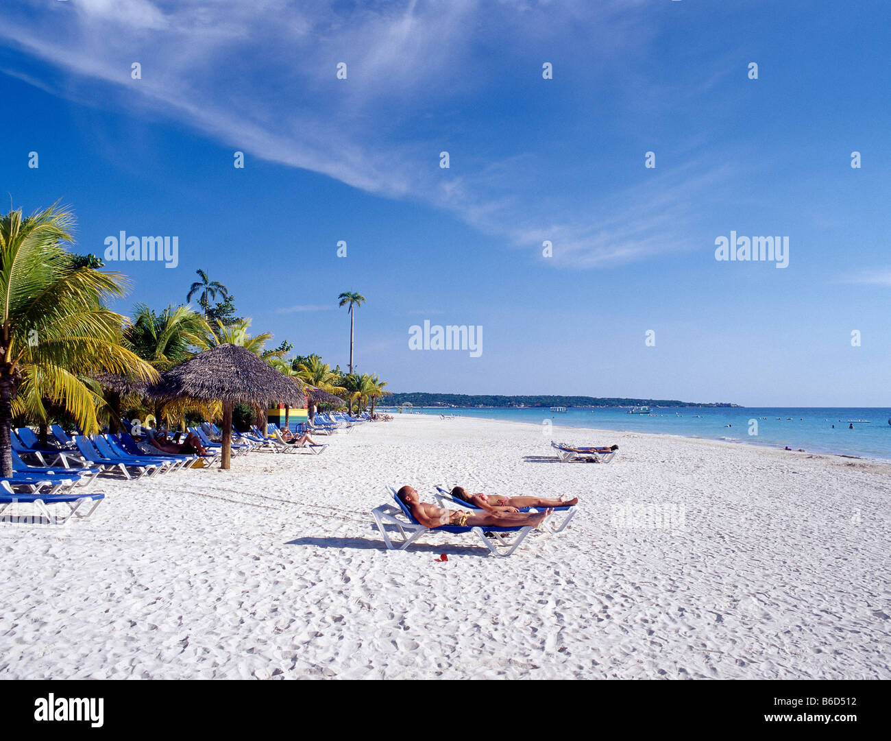 Negril beaches jamaica beach immagini e fotografie stock ad alta ...