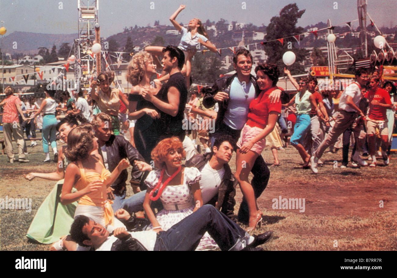 Grasso grasso Anno: 1978 USA Olivia Newton John, John Travolta, Jeff ...