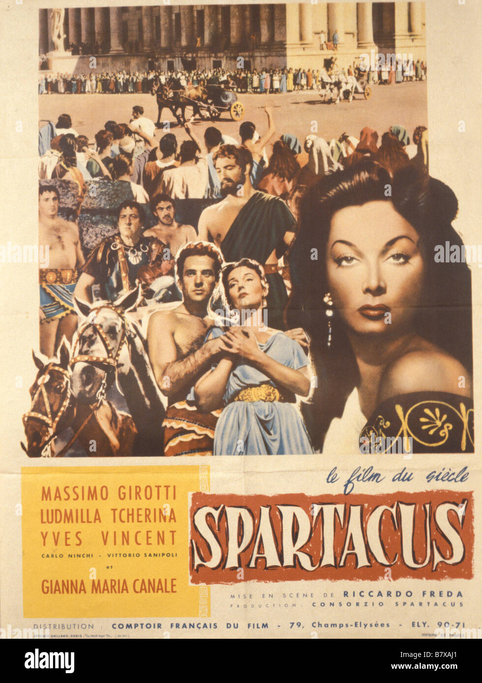 Spartacus 1960 poster immagini e fotografie stock ad alta risoluzione ...