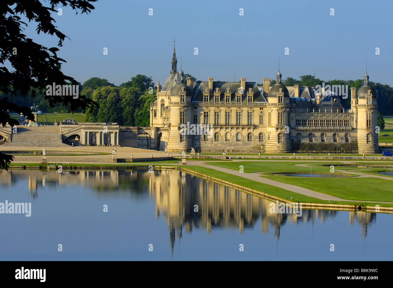 Il castello di Chantilly Chateau de Chantilly Chantilly regione ...