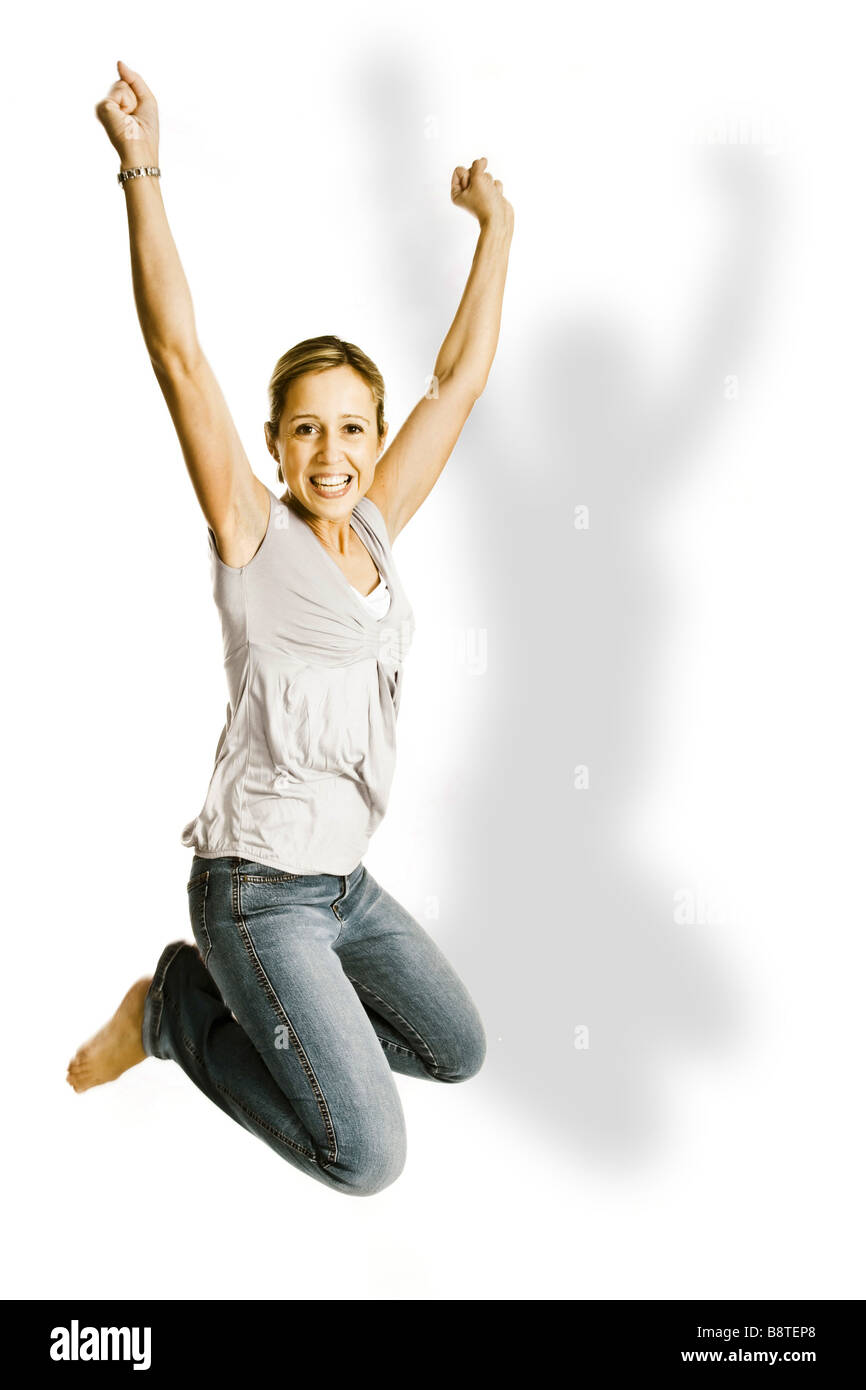 Donna nella luce e nell'ombra Immagini senza sfondo e Foto Stock ...