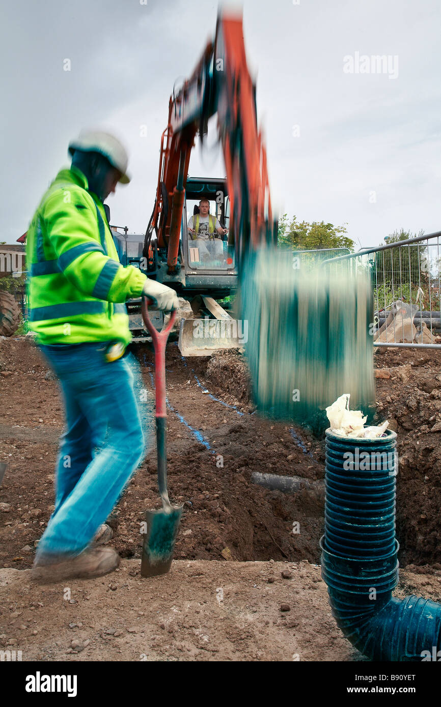 Scava trincee immagini e fotografie stock ad alta risoluzione - Alamy