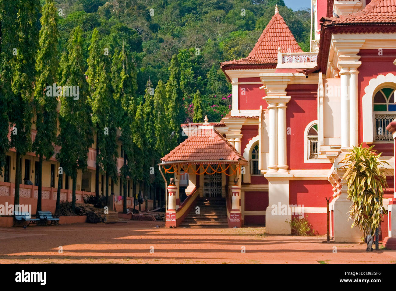 Shri devi shantadurga temple immagini e fotografie stock ad alta ...