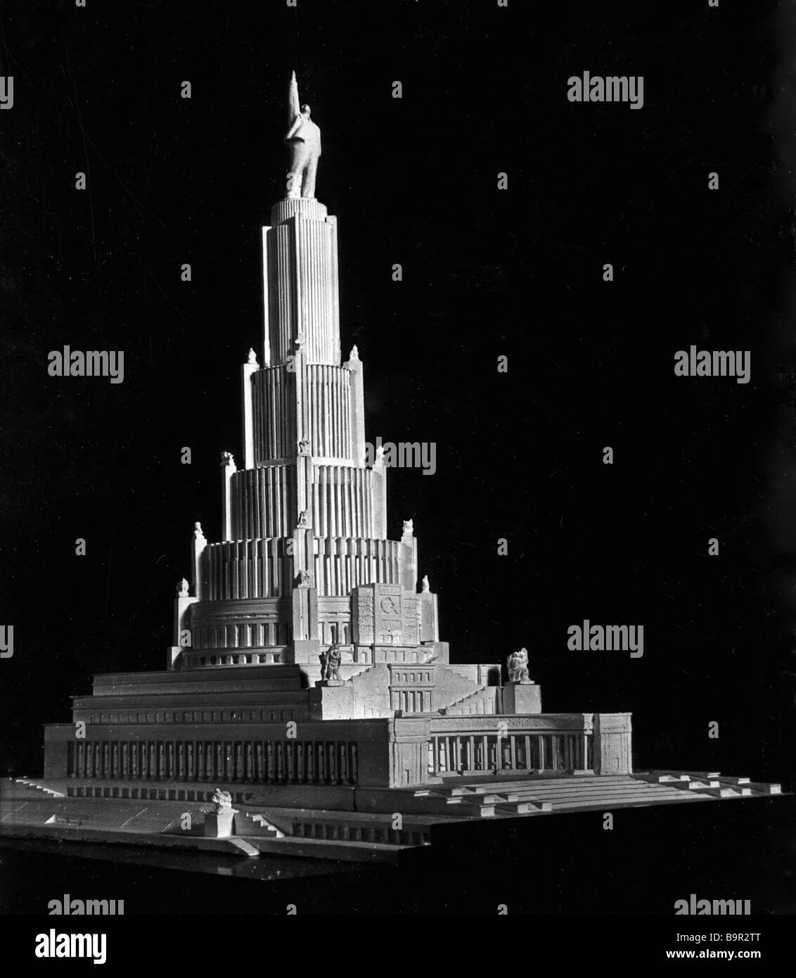 Palazzo Dei Soviet A Mosca Immagini e Fotos Stock - Alamy