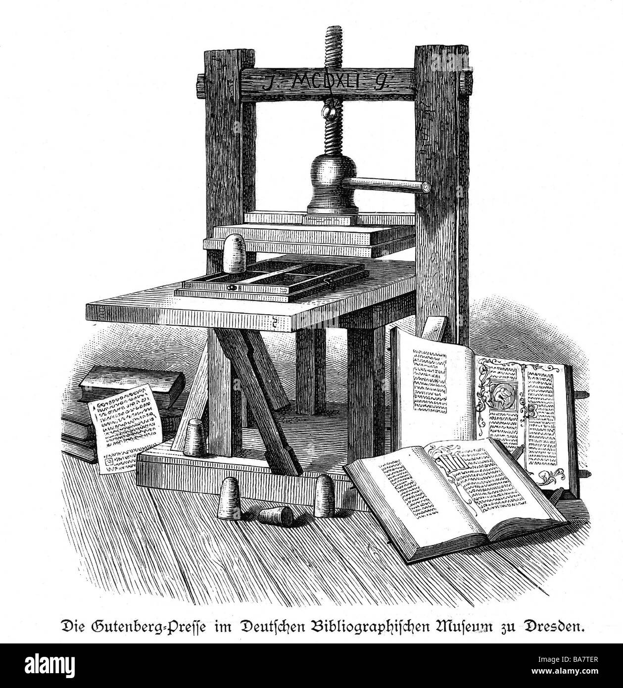 Johannes gensfleisch gutenberg immagini e fotografie stock ad alta ...