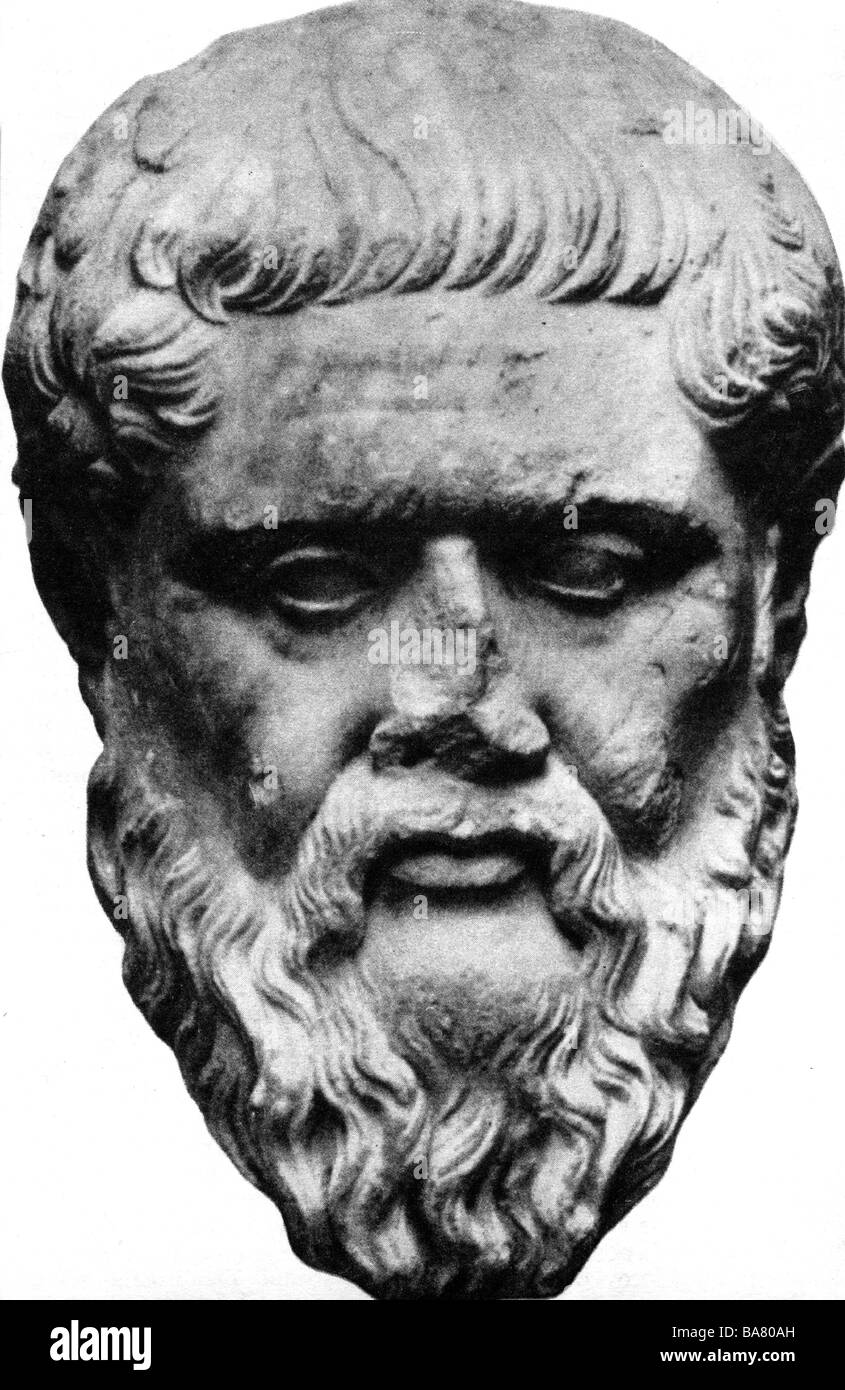 Busto del filosofo greco platone immagini e fotografie stock ad alta ...