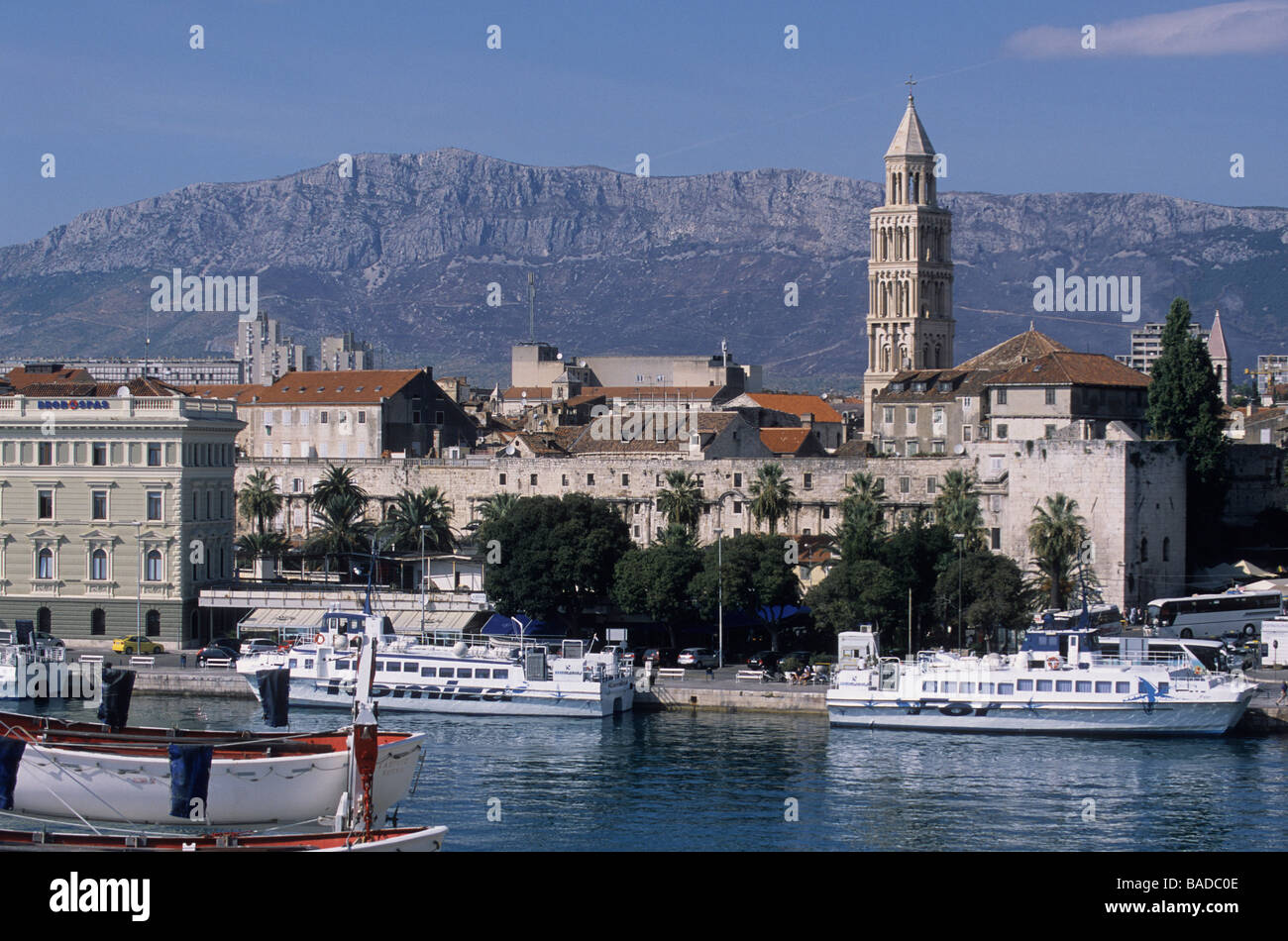 Croazia, Dalmazia, costa dalmata, Split, la vecchia città romana ...