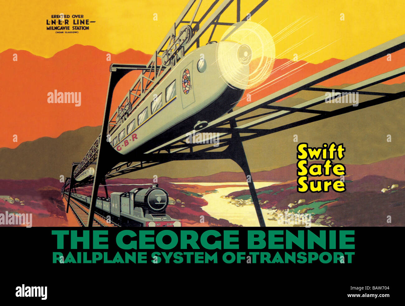 Bennie railplane immagini e fotografie stock ad alta risoluzione - Alamy