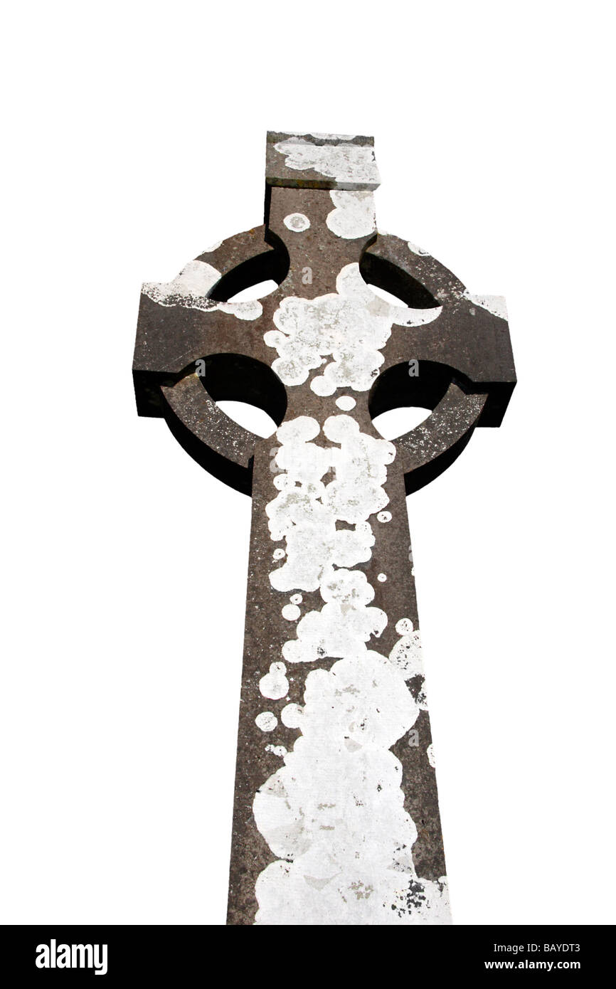 Croce celtica in un cimitero in irlanda immagini e fotografie stock ad ...