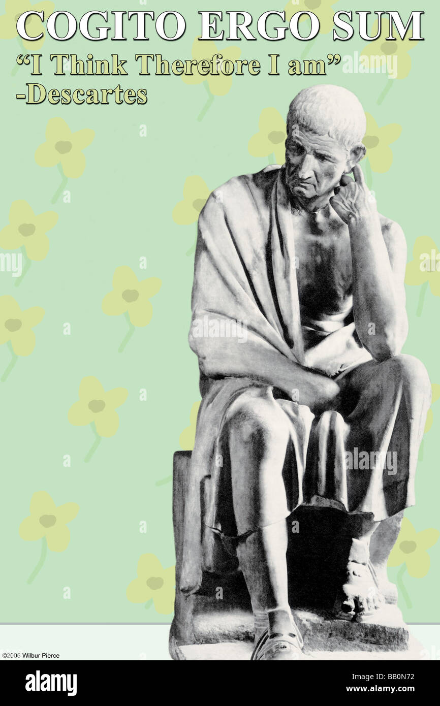 Cogito ergo sum immagini e fotografie stock ad alta risoluzione - Alamy