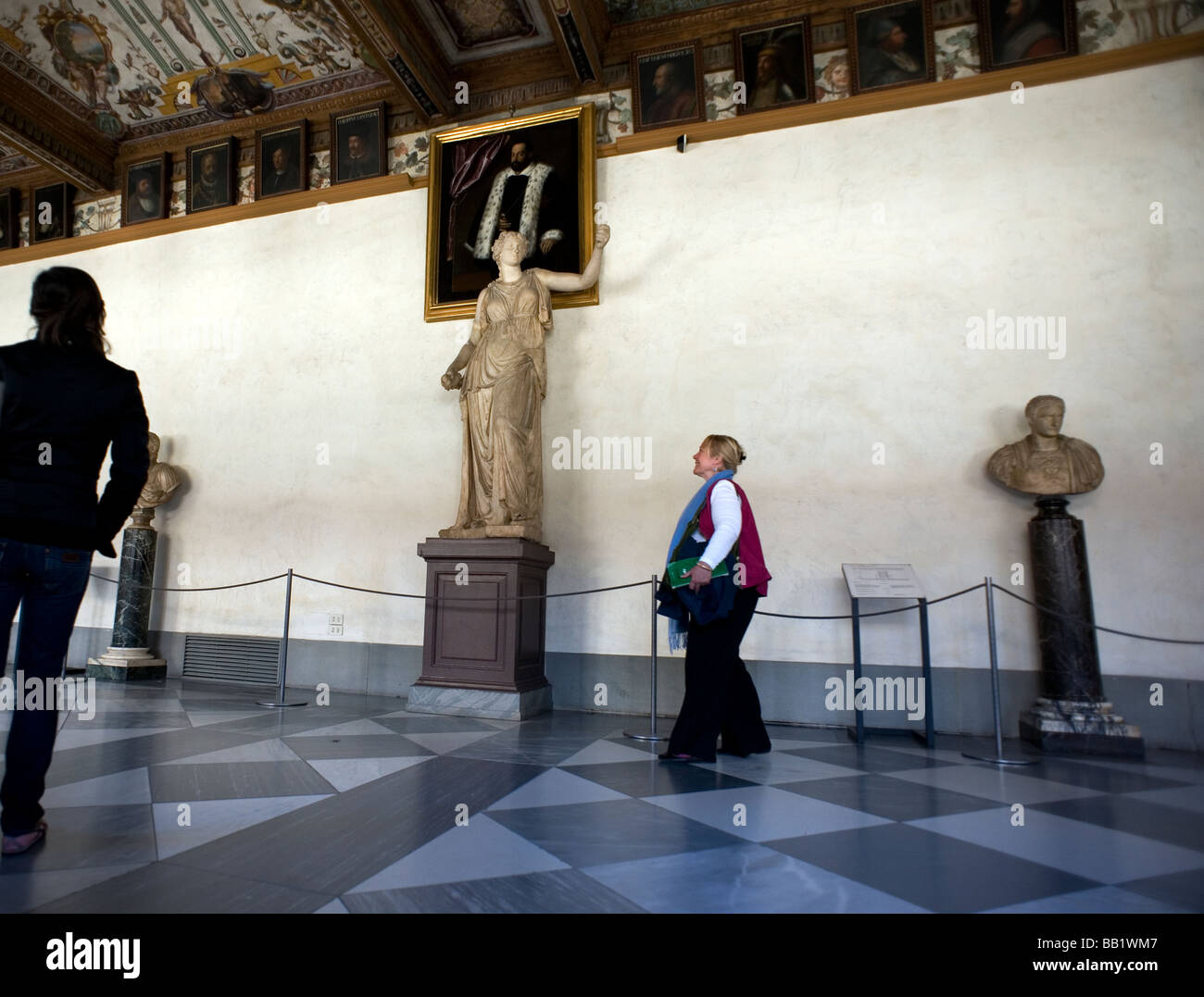 Firenze Toscana Italia la città del Rinascimento foto mostra la Galleria degli Uffizi Foto stock ...