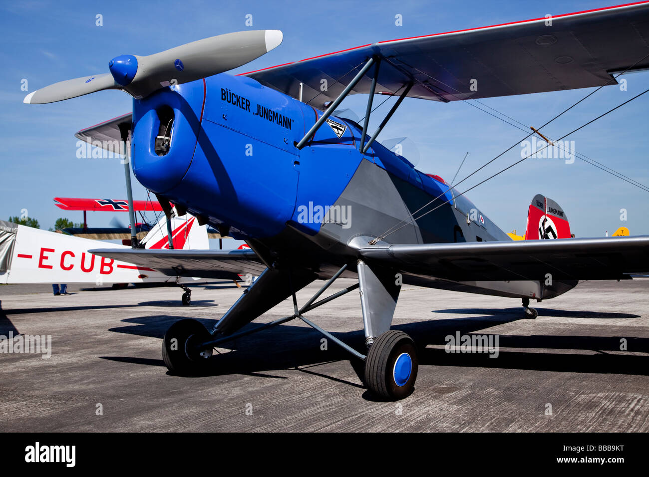 Bucker jungmann biplane immagini e fotografie stock ad alta risoluzione ...