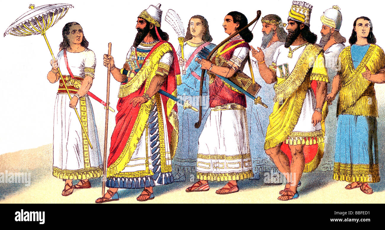 Vestiti assiri immagini e fotografie stock ad alta risoluzione - Alamy