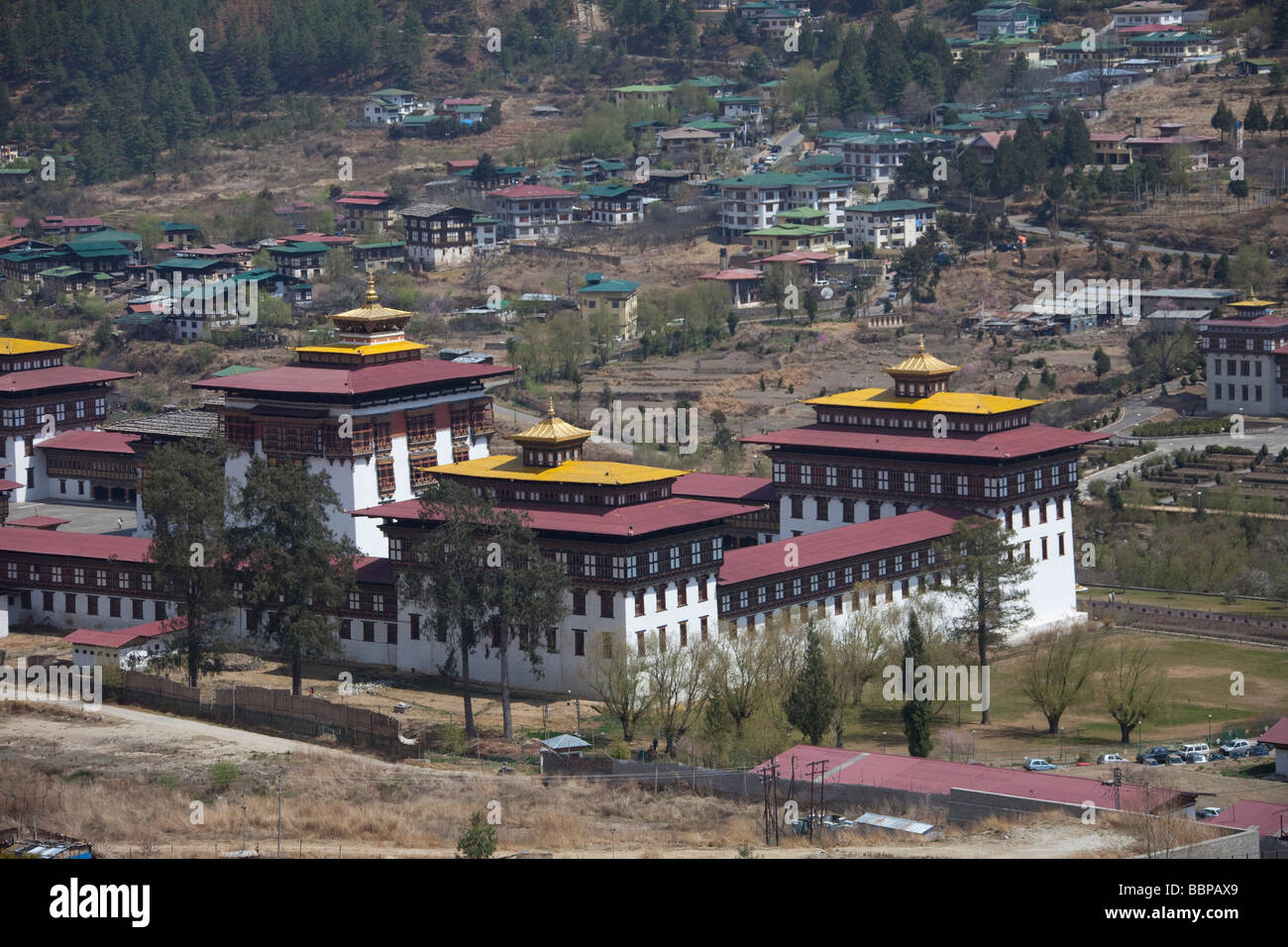 Royal palace king bhutan building immagini e fotografie stock ad alta ...