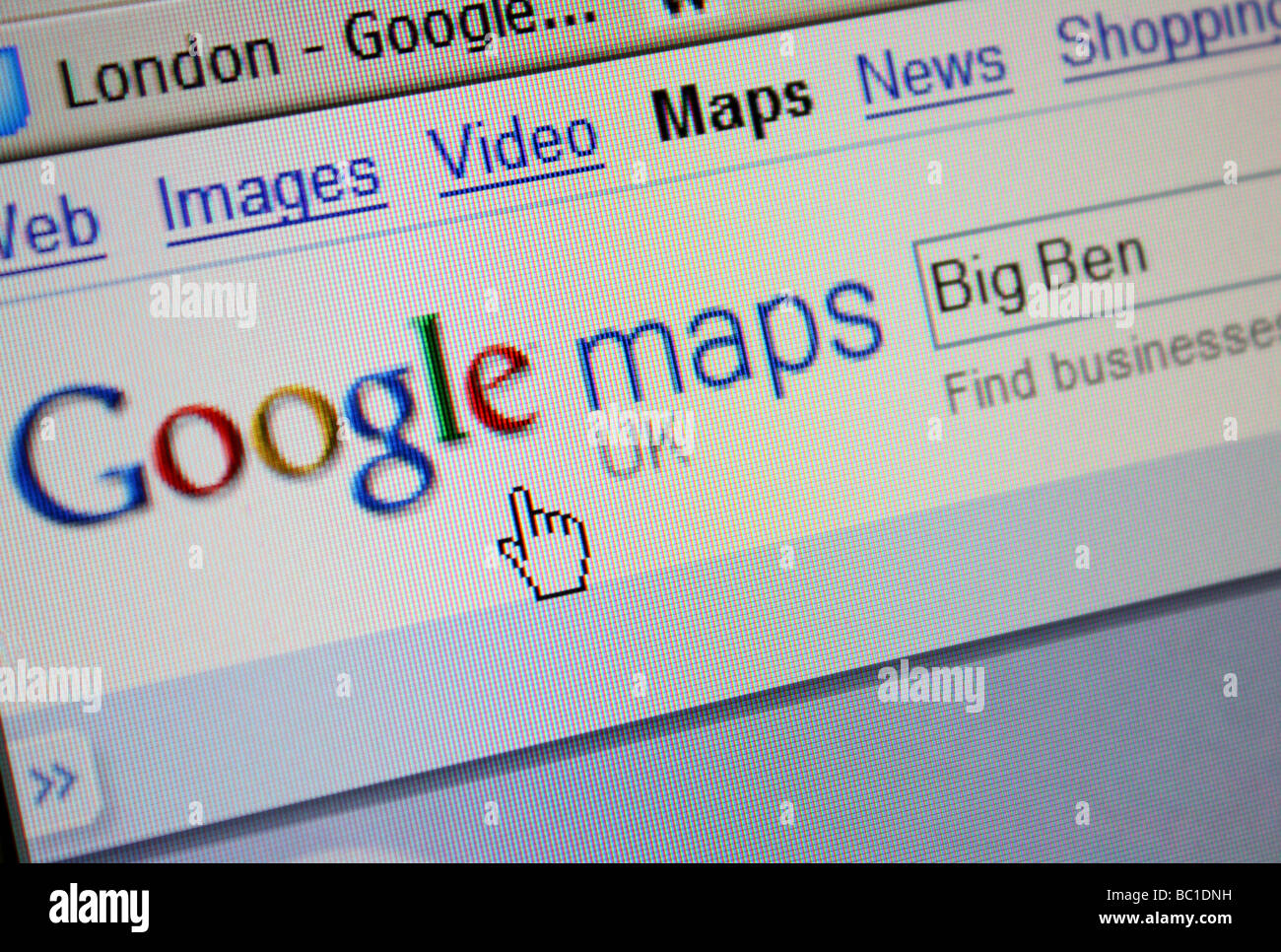 Google map immagini e fotografie stock ad alta risoluzione - Alamy