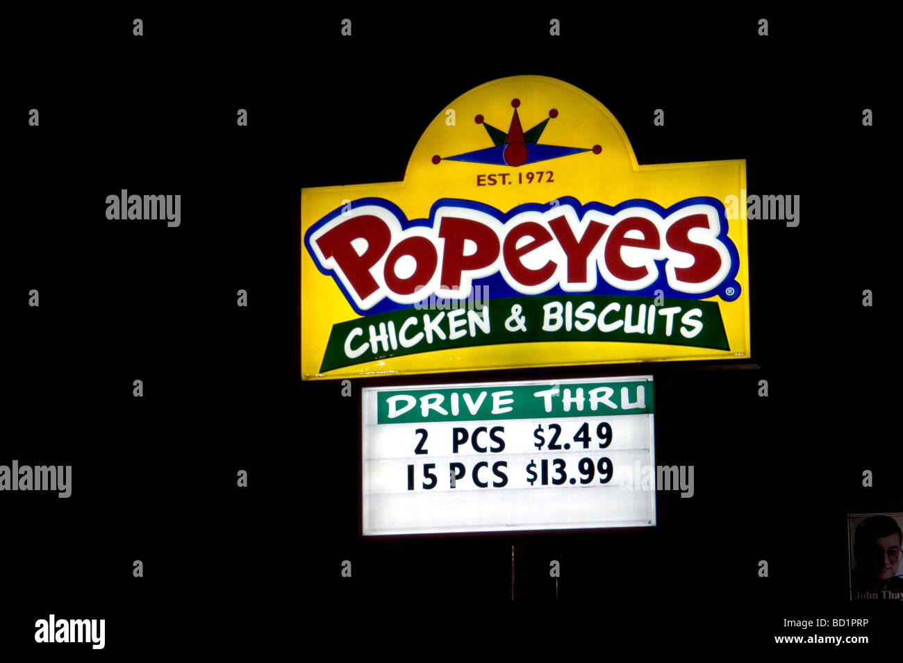 Segnaletica popeyes immagini e fotografie stock ad alta risoluzione - Alamy