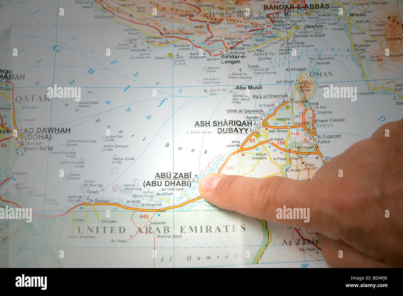 Mappa dubai immagini e fotografie stock ad alta risoluzione - Alamy