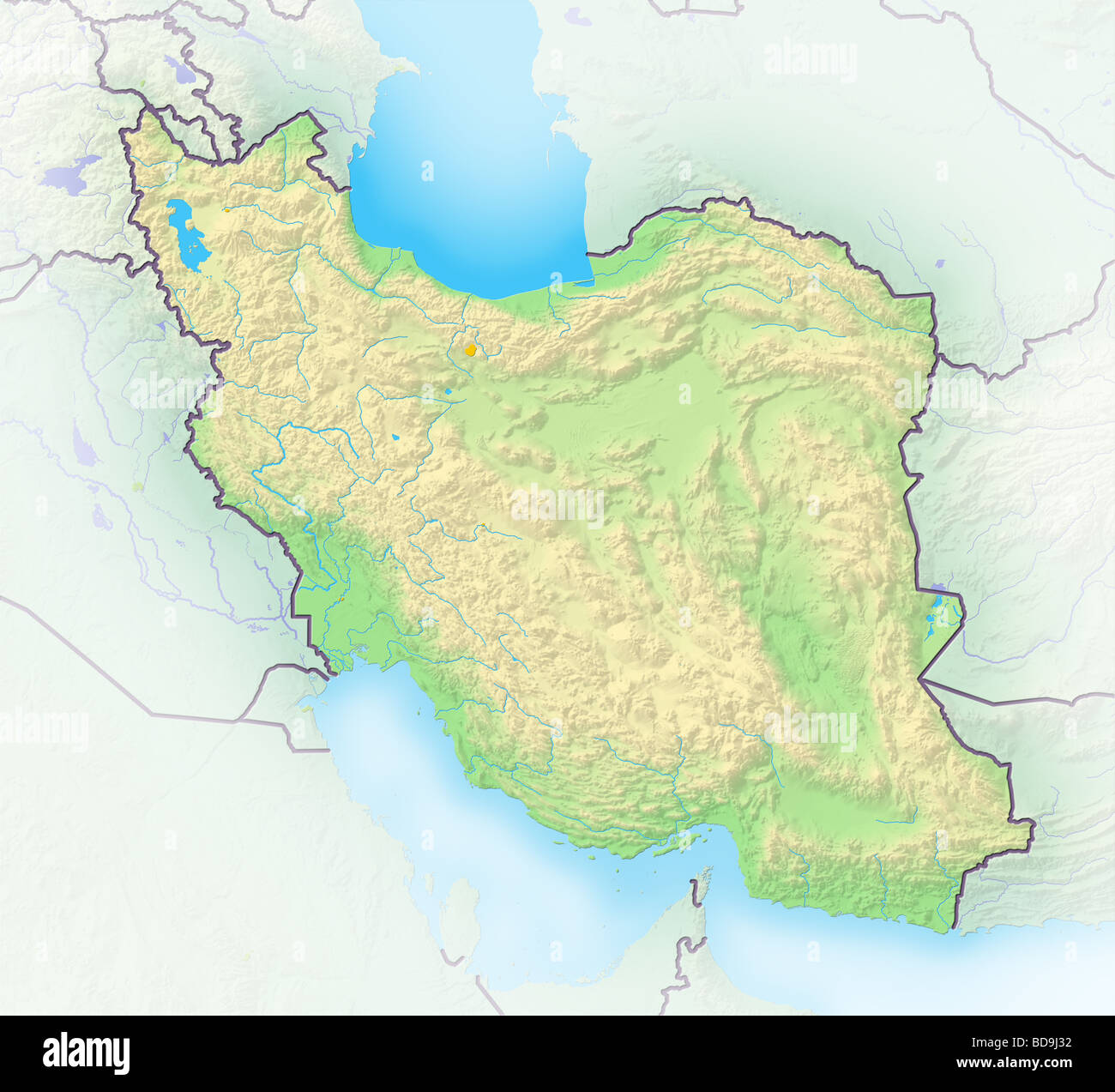Mappa iran immagini e fotografie stock ad alta risoluzione - Alamy