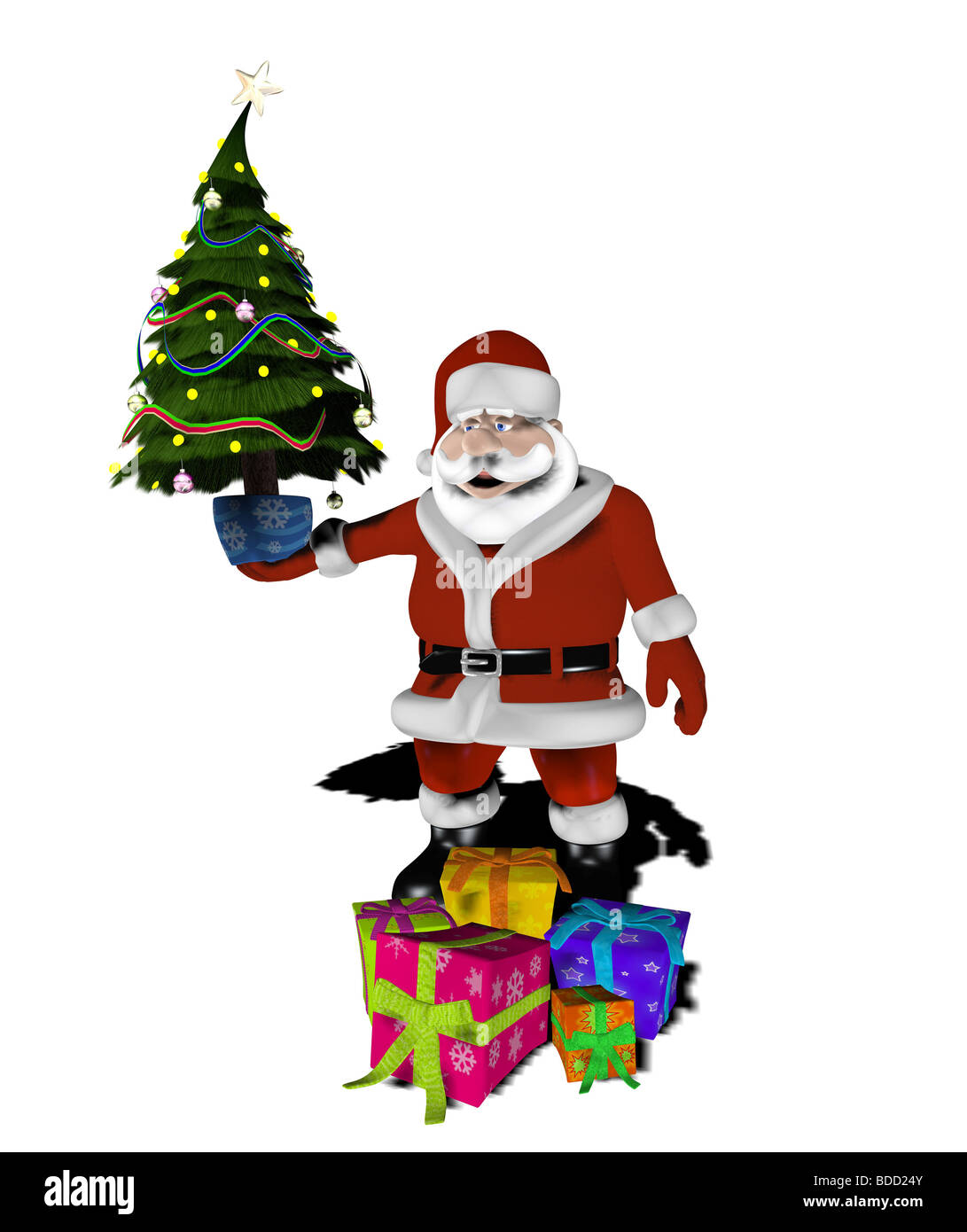 Cartone animato albero di natale immagini e fotografie stock ad alta ...