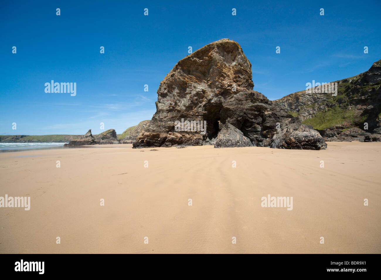 Costa della cornovaglia nord della cornovaglia immagini e fotografie ...