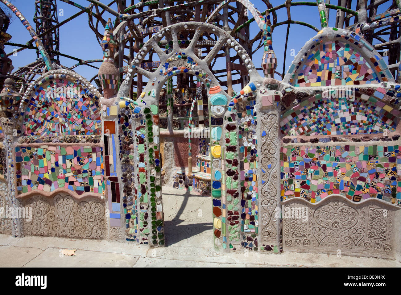 The watts towers los angeles immagini e fotografie stock ad alta ...