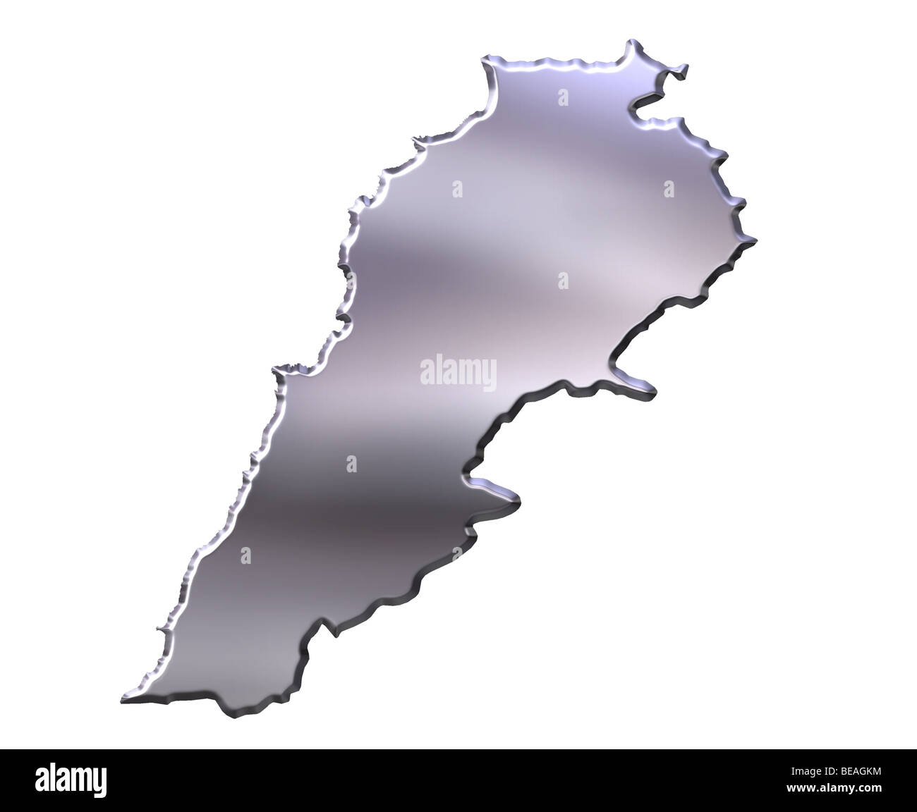 Mappa del paese del libano immagini e fotografie stock ad alta ...