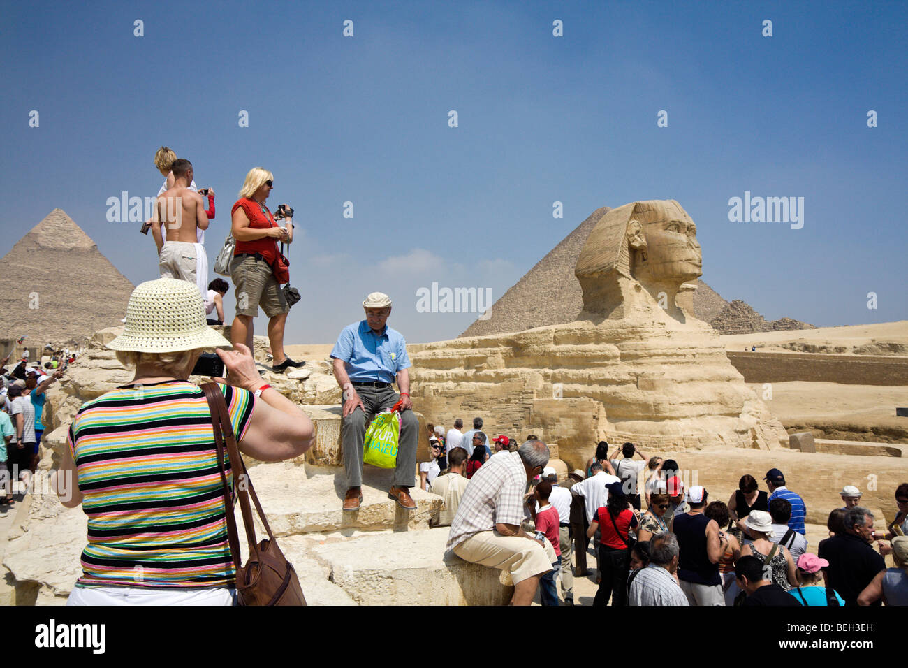 Piramidi di sfinge gize egitto immagini e fotografie stock ad alta ...