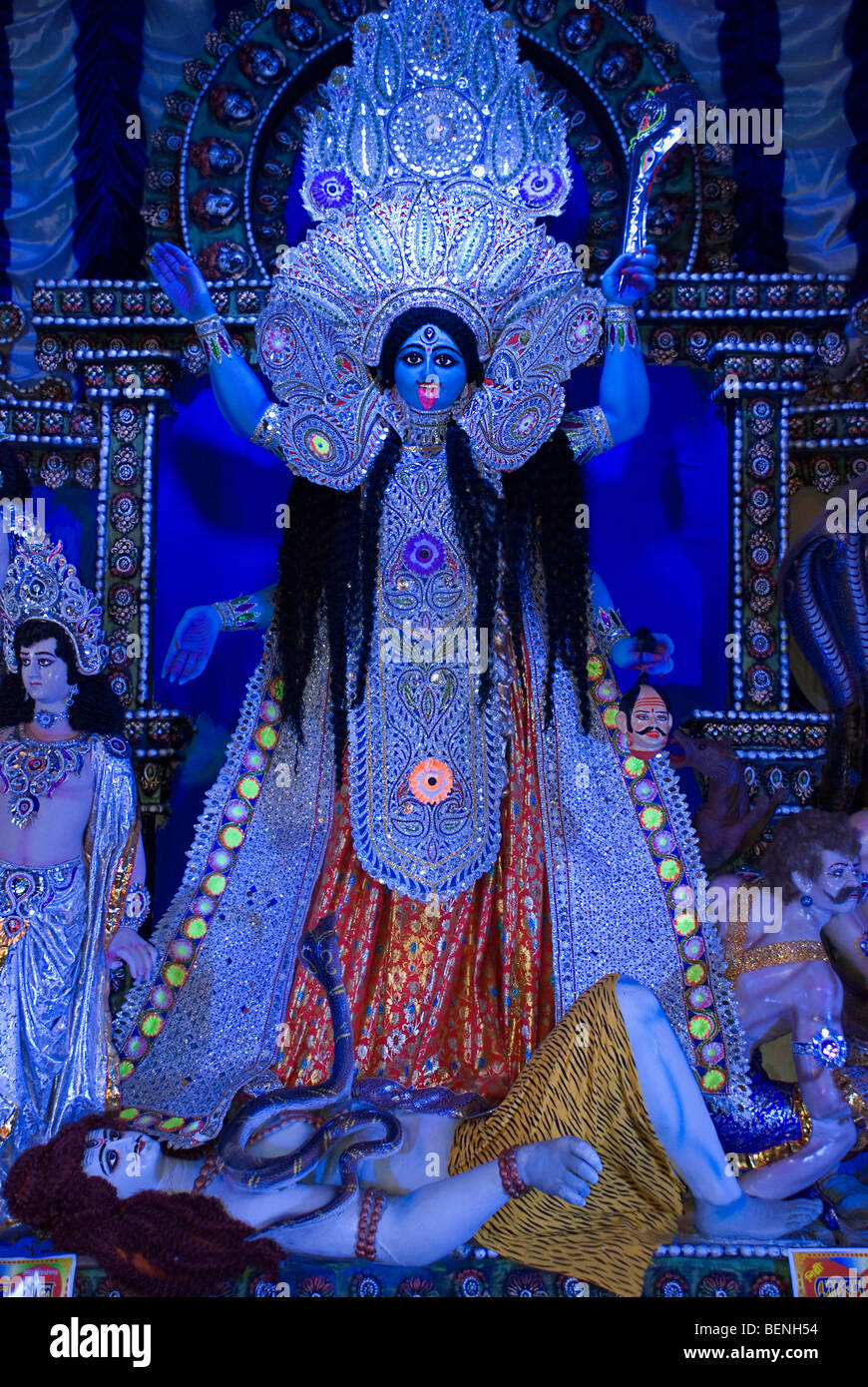 Goddess kali calcutta india immagini e fotografie stock ad alta ...