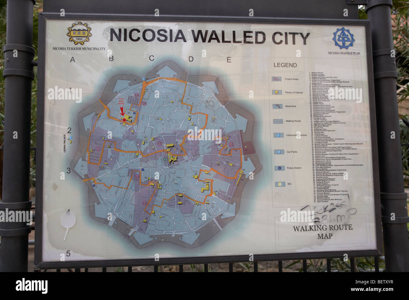 Mappa di nicosia immagini e fotografie stock ad alta risoluzione - Alamy