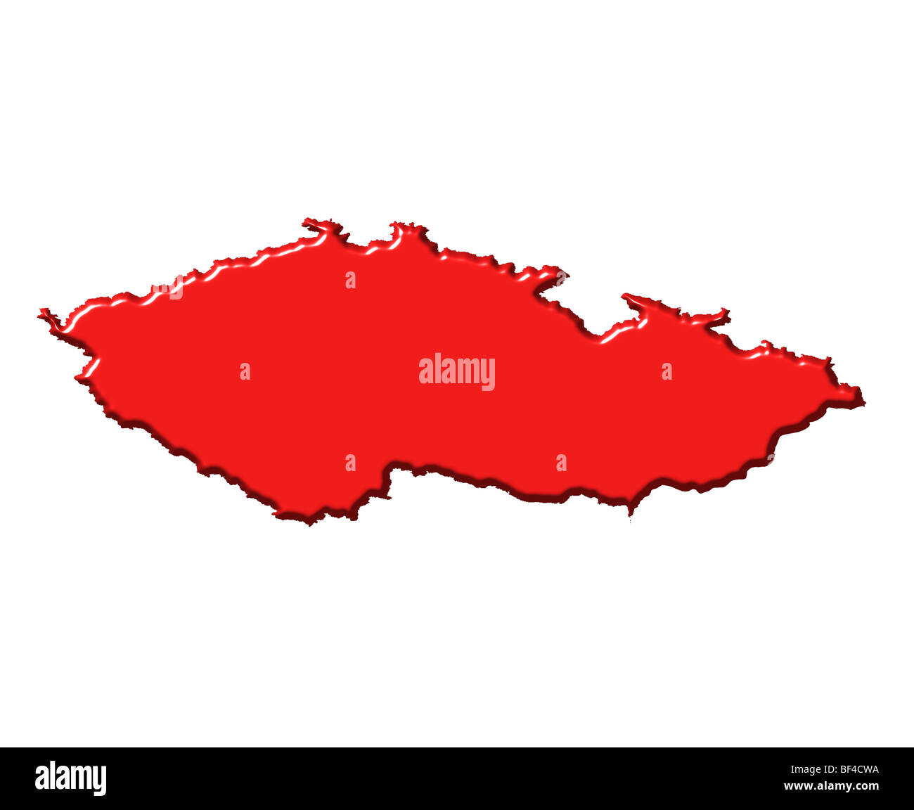Repubblica ceca cartina immagini e fotografie stock ad alta risoluzione ...