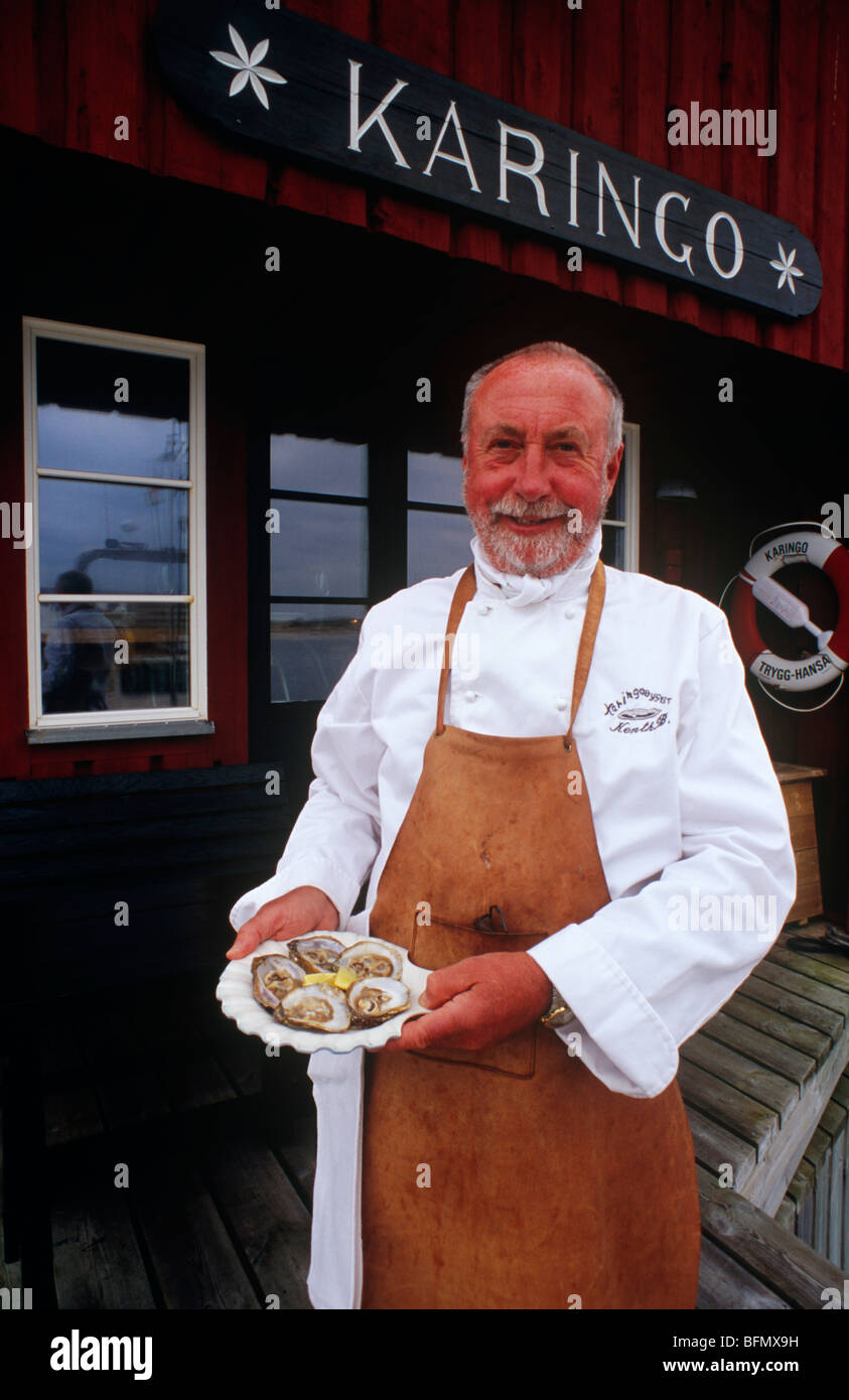 La Svezia, Vastra Gotaland, Bohuslan Costa, Karingon. Appena sgusciati ...