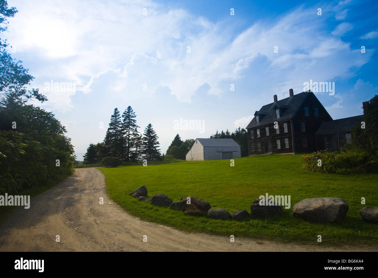 Olson House Andrew Wyeth storica casa Farnsworth Museum Cushing, Maine ...