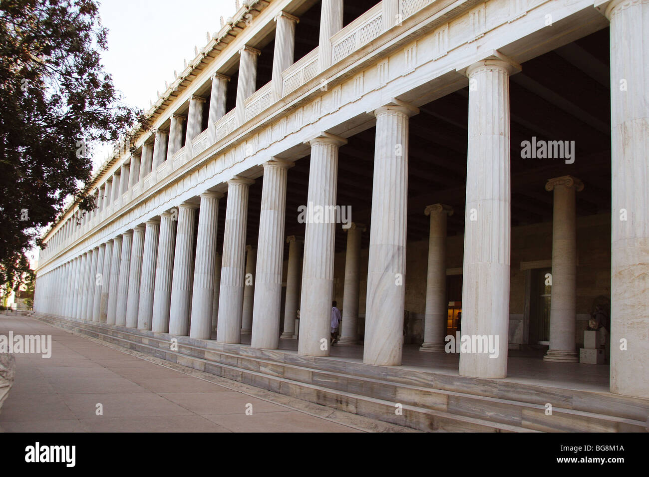 Porch of the stoa of attalos immagini e fotografie stock ad alta ...
