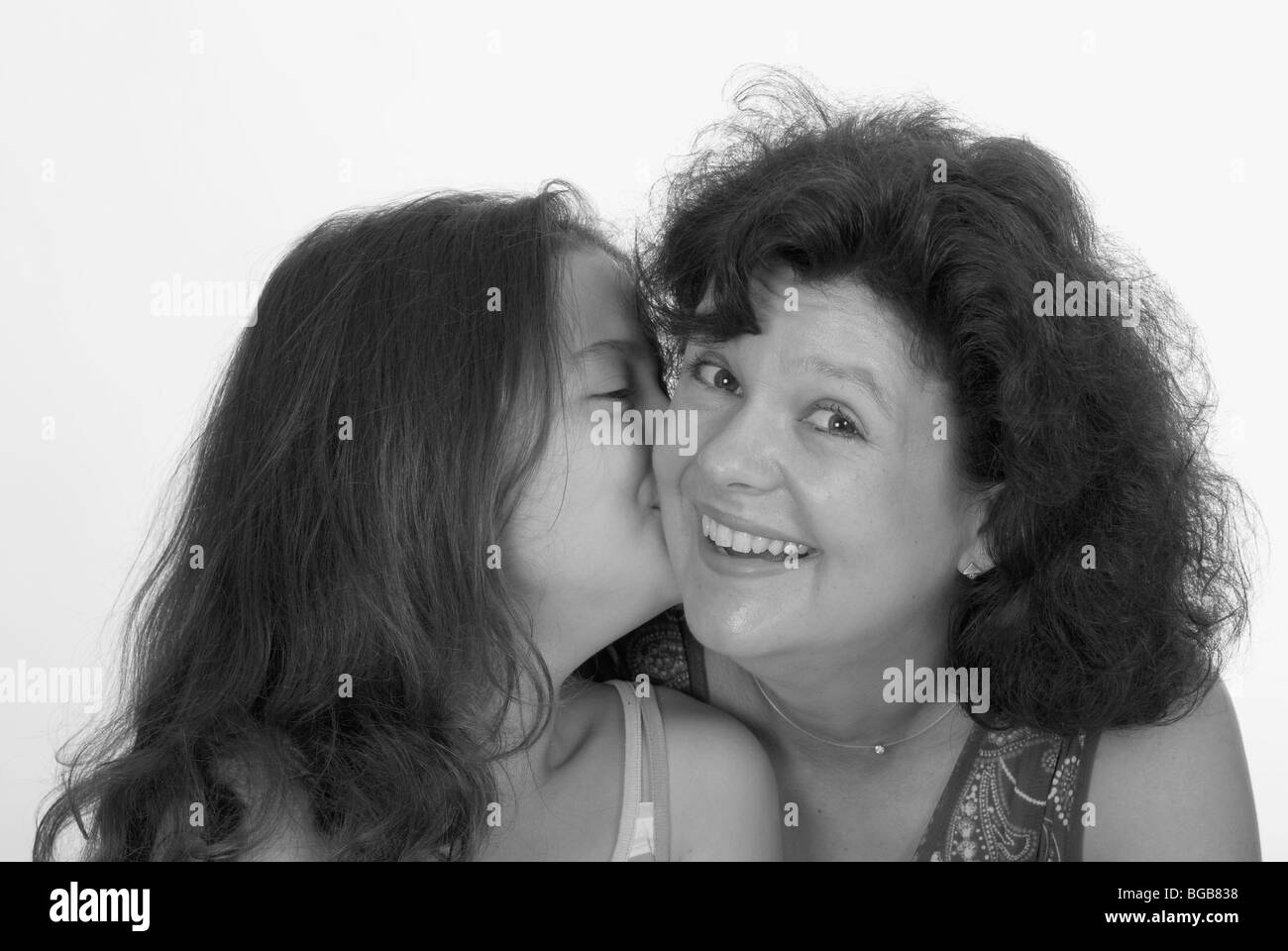 Mamma figlia adolescente Foto e Immagini Stock in Bianco e Nero - Alamy