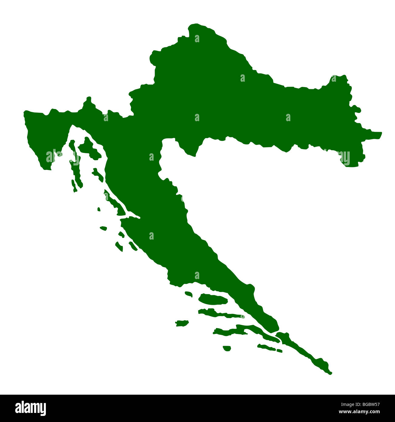 Croazia map geografica immagini e fotografie stock ad alta risoluzione ...
