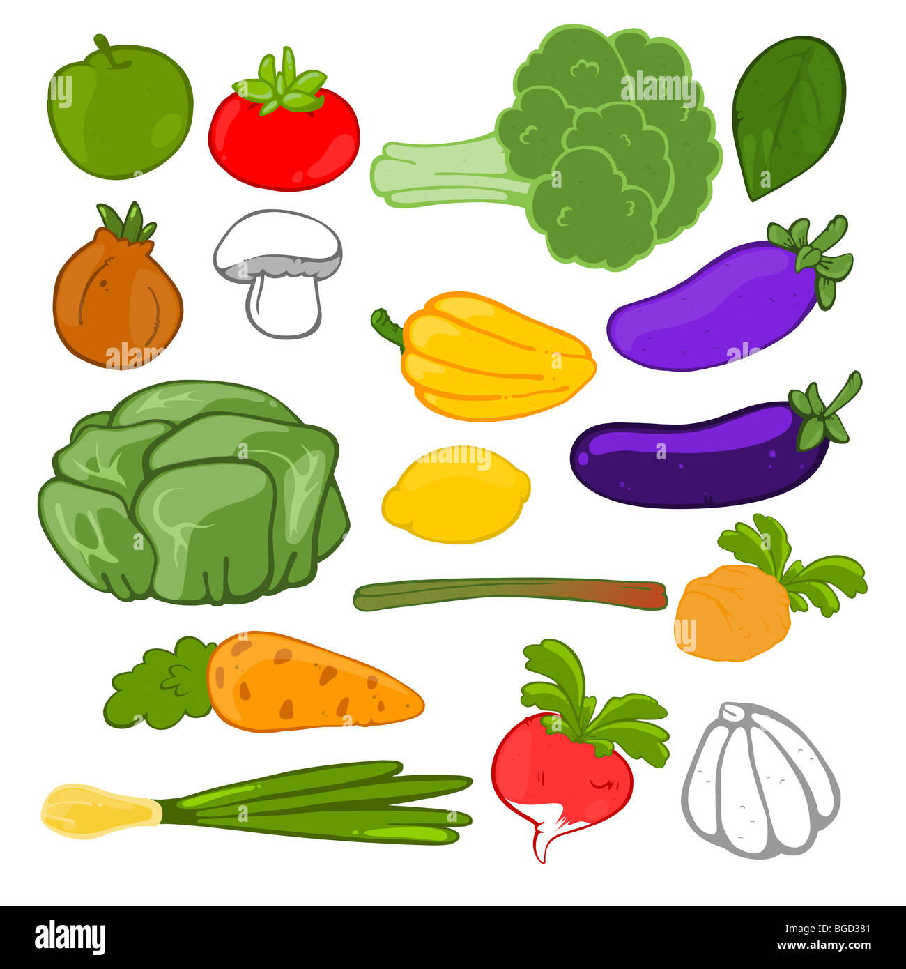 Verdure cartoon Immagini senza sfondo e Foto Stock ritagliate - Alamy