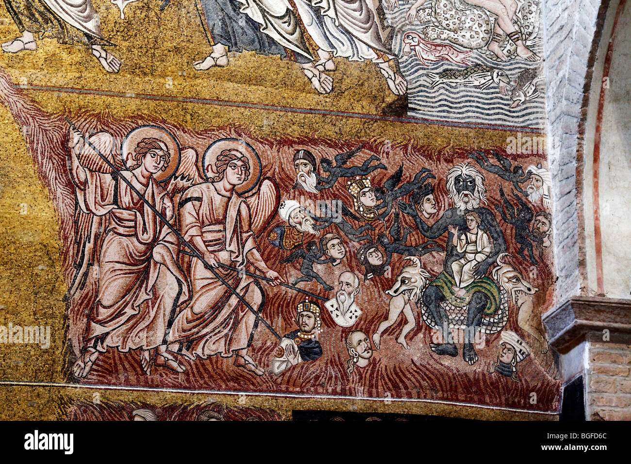 Byzantine last judgement mosaic immagini e fotografie stock ad alta ...