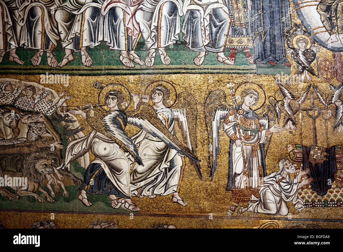 Byzantine last judgement mosaic immagini e fotografie stock ad alta ...