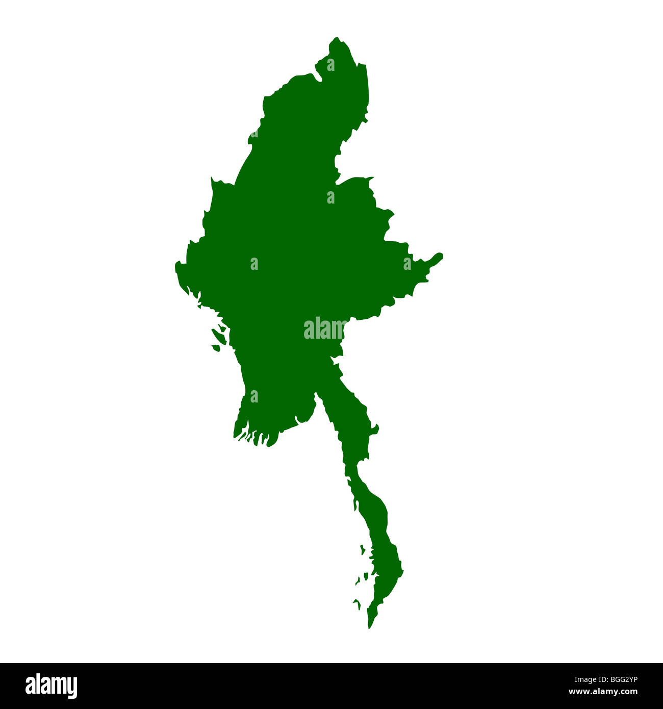 Burma map Immagini senza sfondo e Foto Stock ritagliate - Alamy