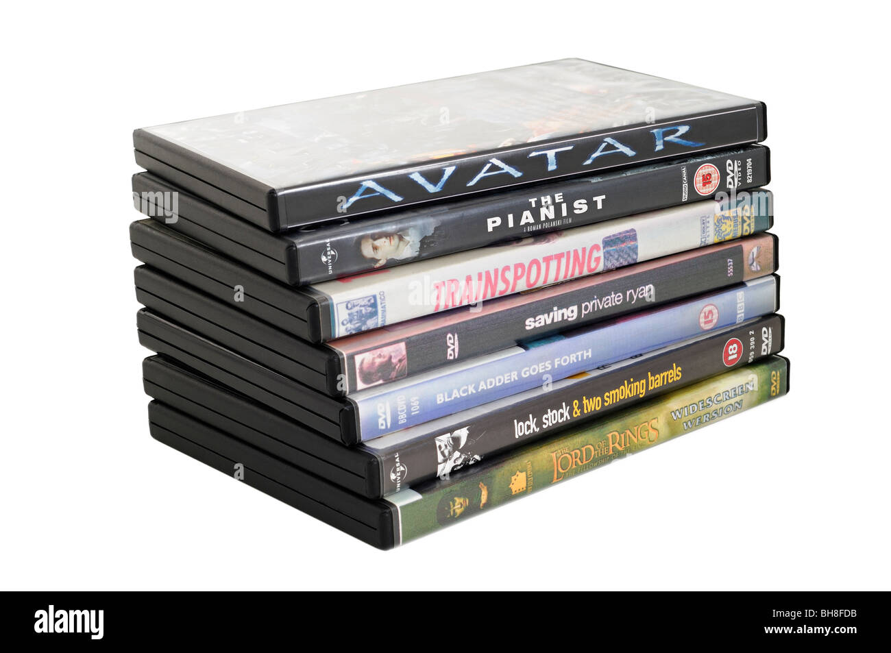 Dvds dvd stack movies immagini e fotografie stock ad alta risoluzione ...