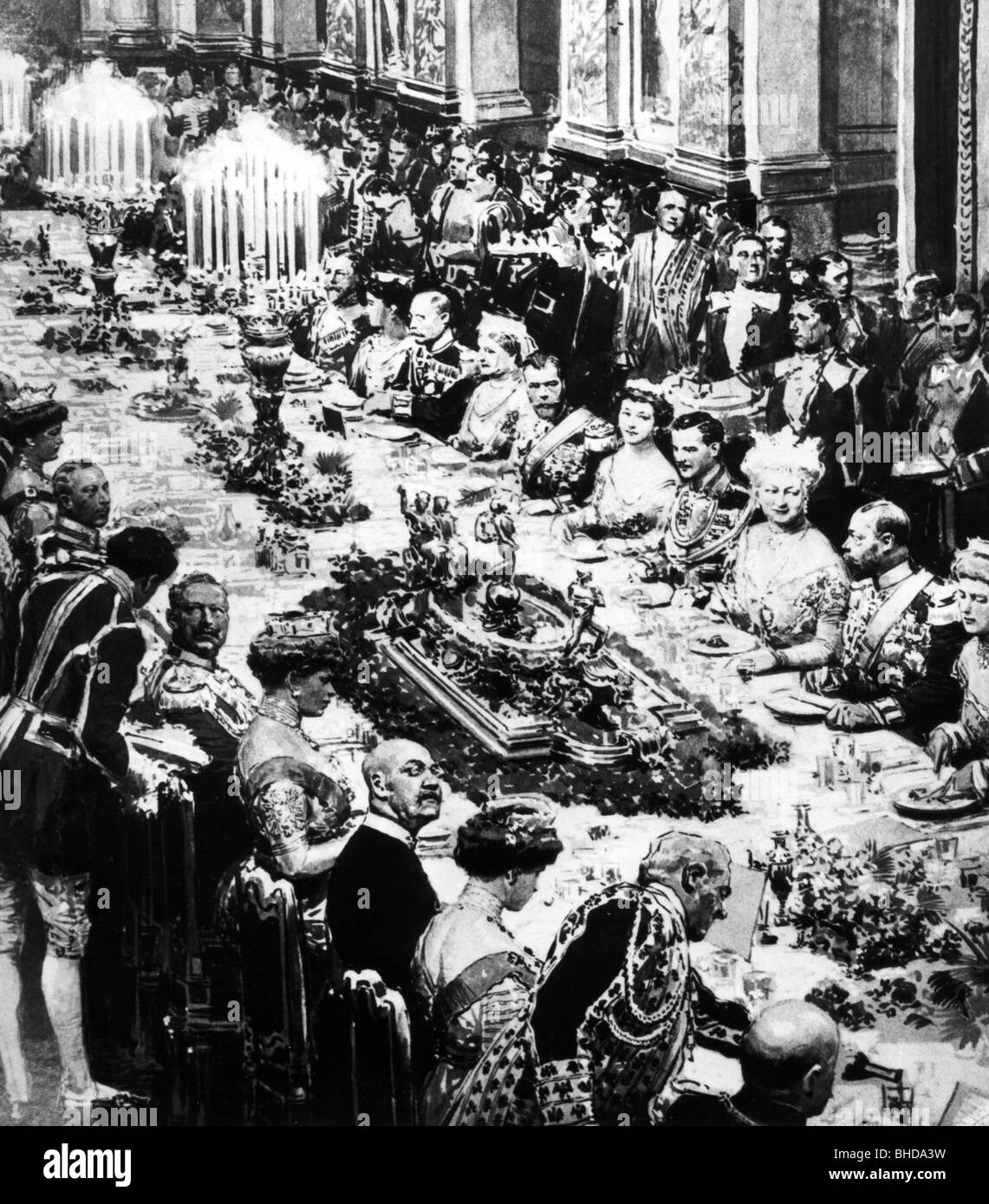 Palazzo dell'imperatore augusto Foto e Immagini Stock in Bianco e Nero ...