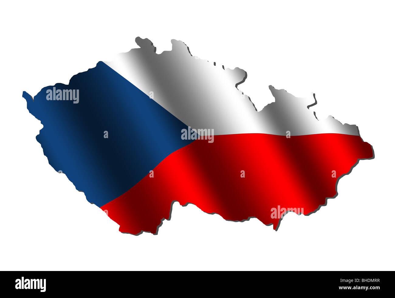 Repubblica ceca cartina immagini e fotografie stock ad alta risoluzione ...